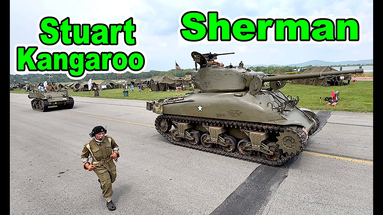 Reading World War II Weekend Armor Drive-by, Mid-Atlantic Air Museum ...