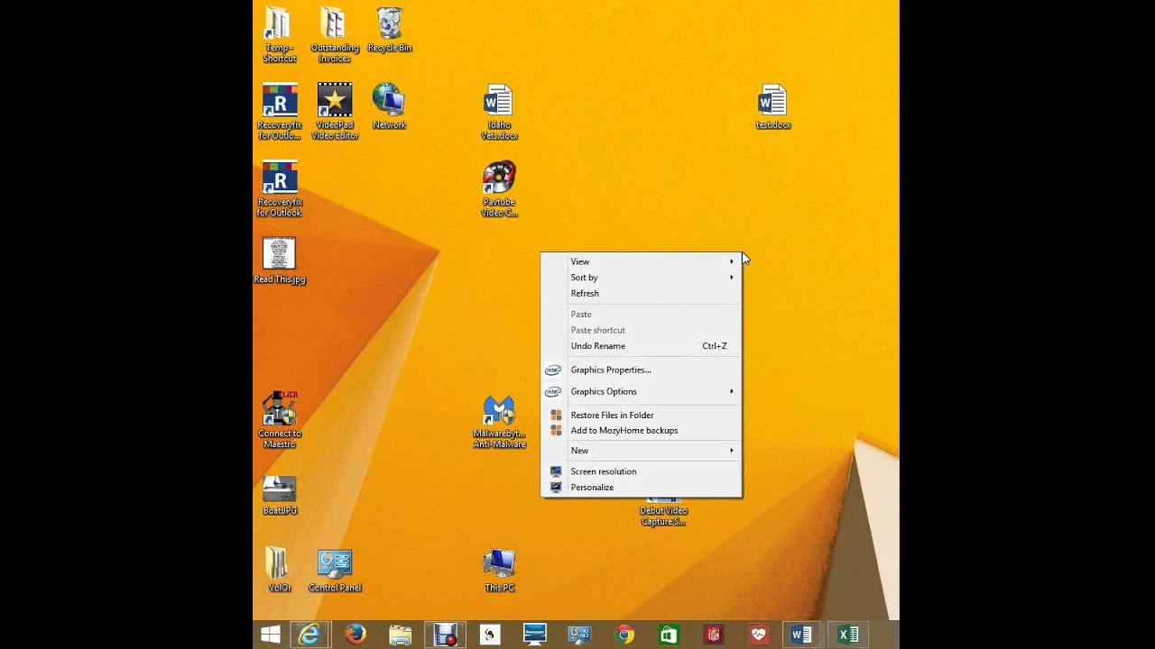 Sort Desktop Icons - YouTube