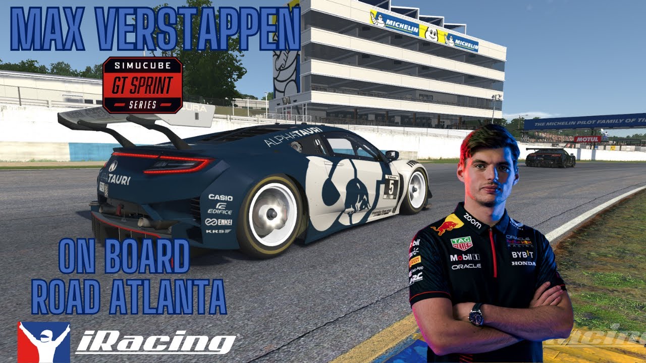 Max Verstappen Sim Racing Onboard | iRacing Gt3 Sprint Series - YouTube