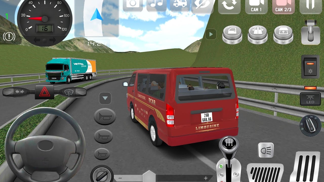 Minibus Simulator - Toyota Hiace Transport Bus Driving Highway Driving ...
