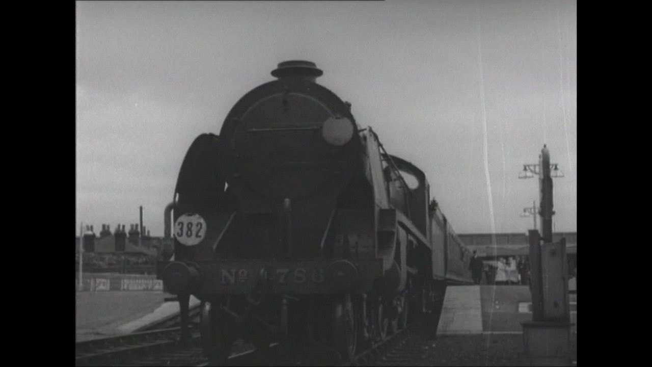 STEAM TRAINS - 1940's - B/W - YouTube