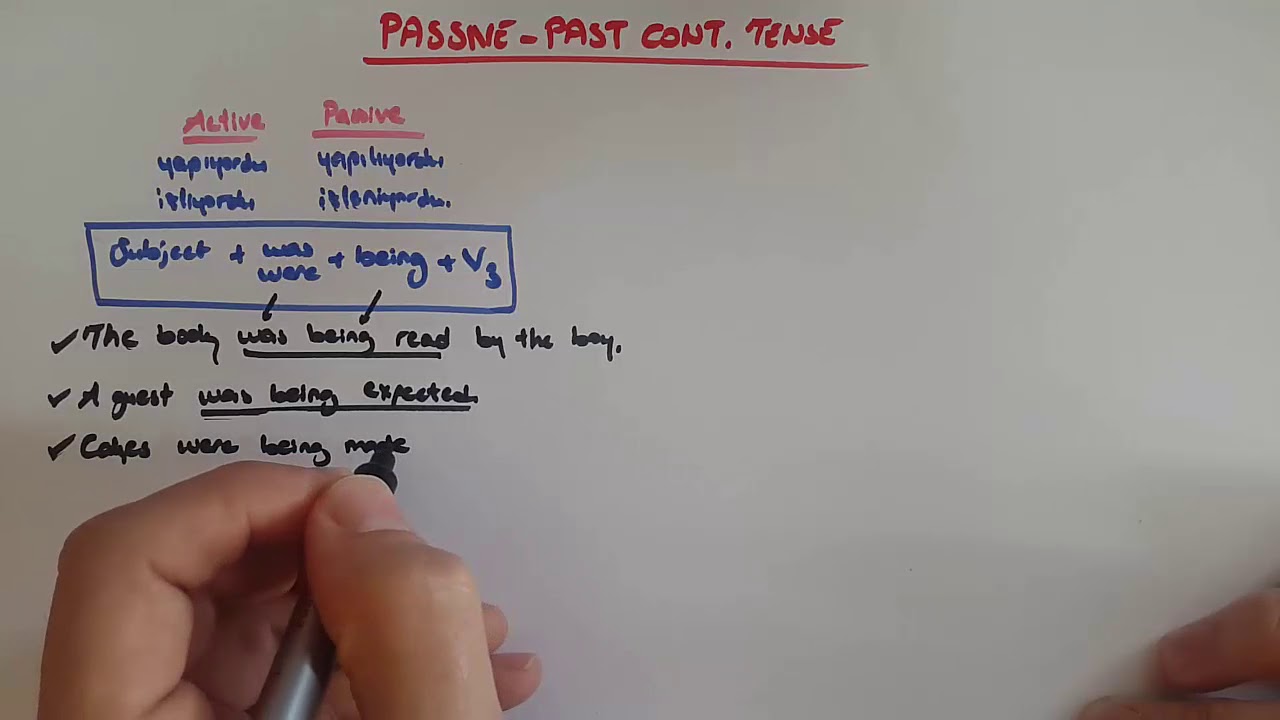 Passive-Past Cont. Tense Konu Anlatımı - YouTube