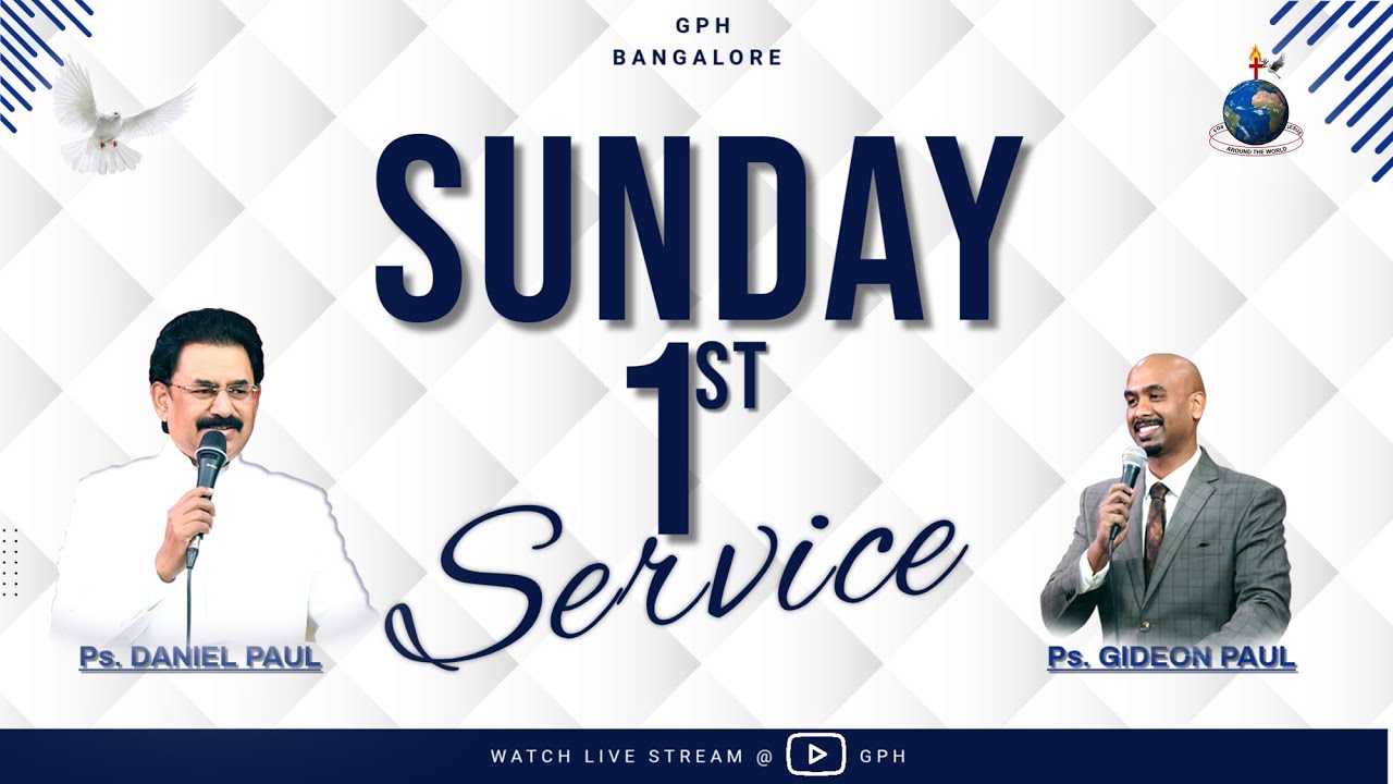 Sunday 1st Service 16-11-2025 - Ps. Daniel Paul - YouTube