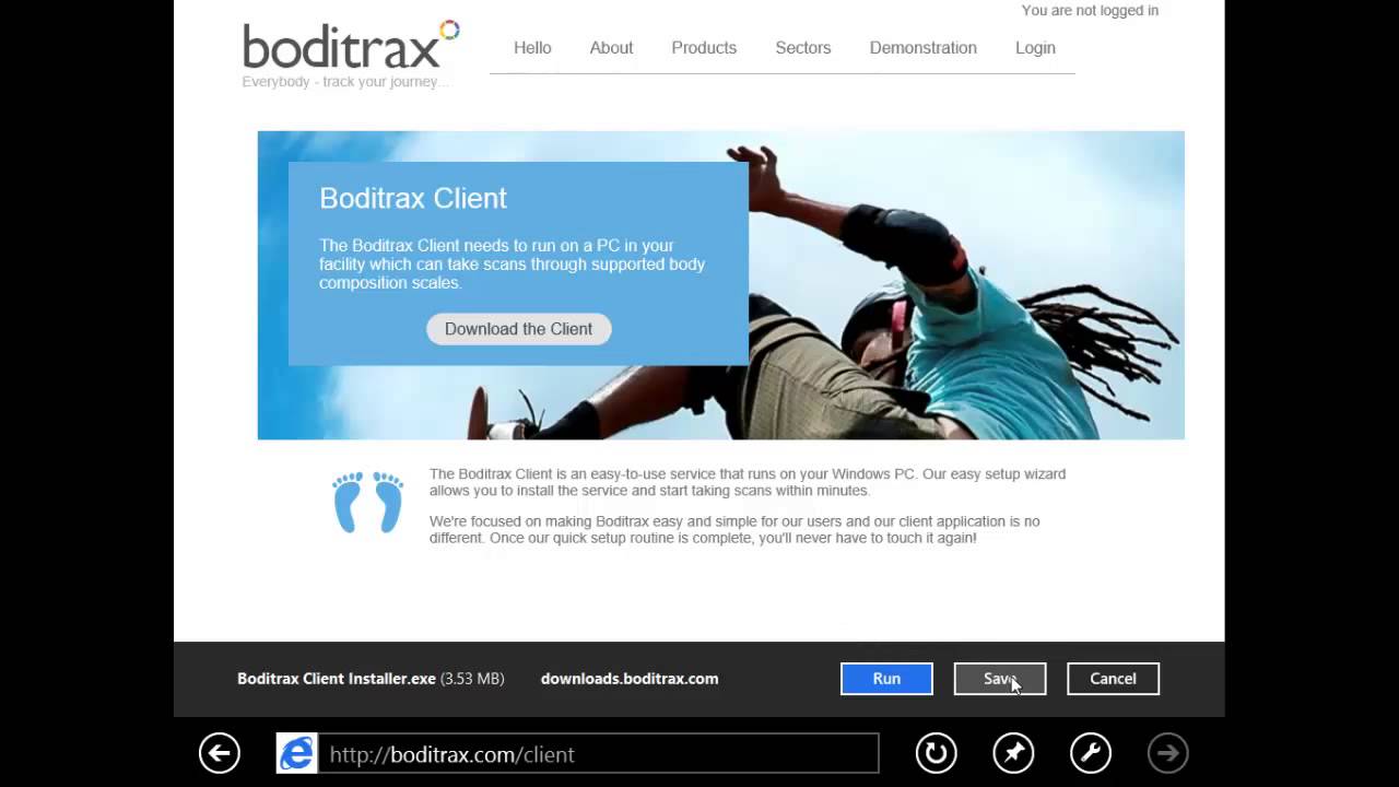 Boditrax B240SC Setup for Windows 8 - YouTube