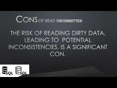 Read Isolation Level in SQL - YouTube