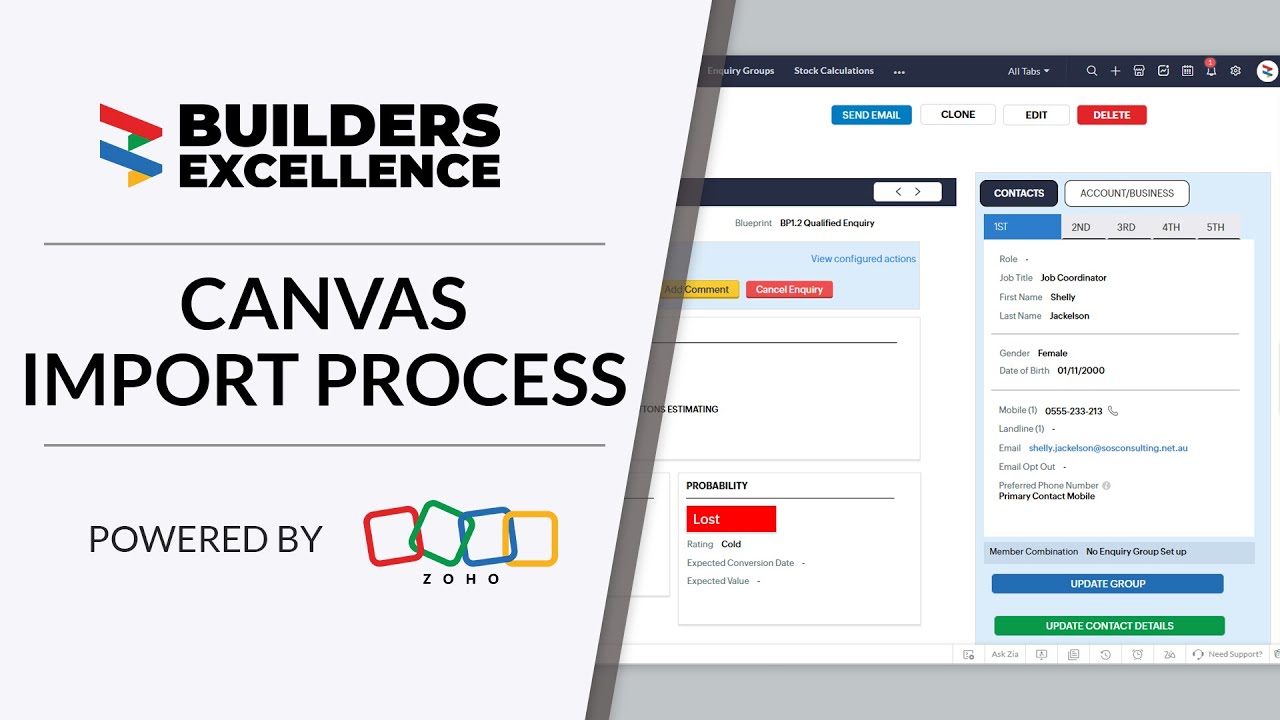 Importing Zoho Canvas Designs - YouTube
