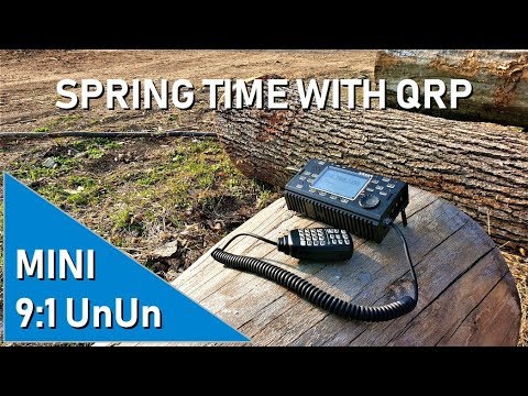 Beautiful spring time spent with my QRP radio and Long wire antenna ...