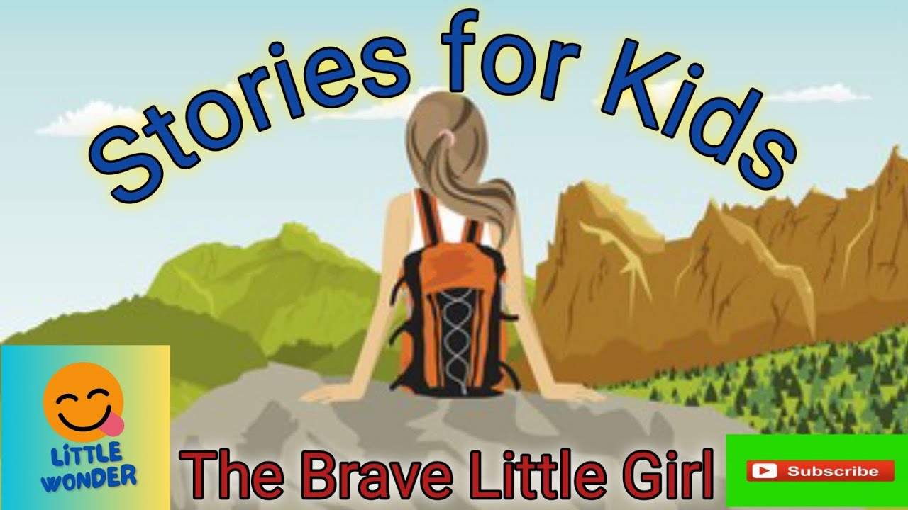 Little Brave Girl llEnglish Stories For KidsllWritten Cartoon Stories ...