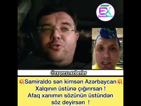 Səbuhi Xanlarov , Samiraldo qalmaqalı izləyin