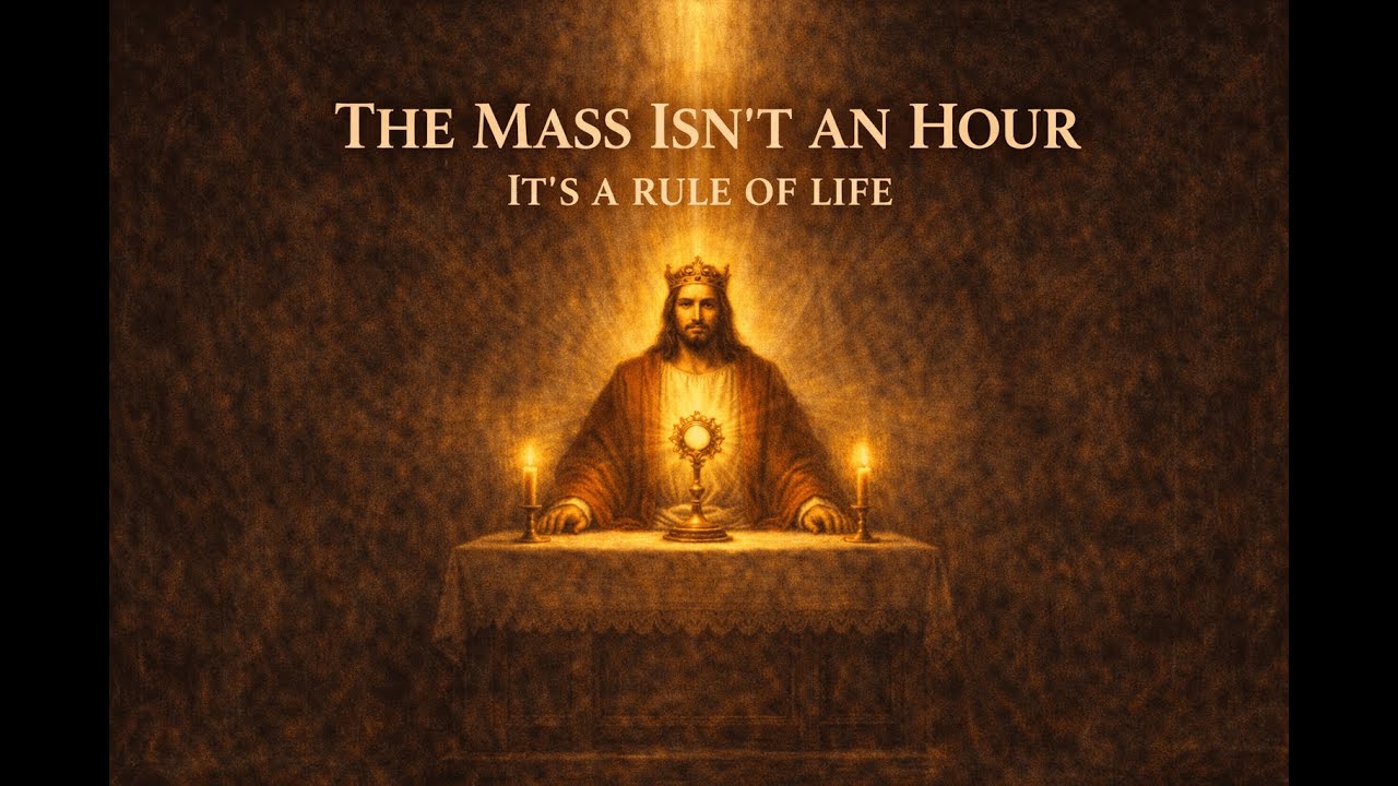 The Mass Isn’t an Hour — It’s a Rule of Life - YouTube
