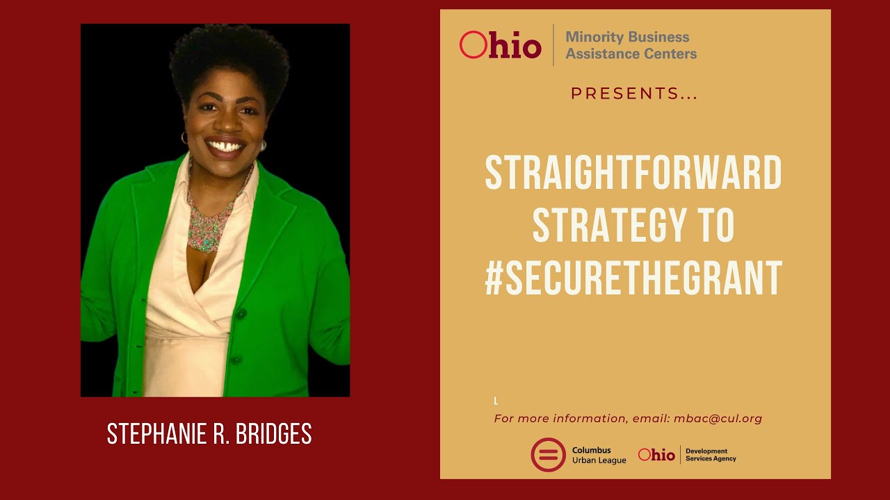 Straightforward Strategy to #SecuretheGrant with Stephanie Bridges ...
