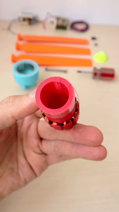 🔥Homemade wind turbine generator on neodymium magnets 3D printing # ...