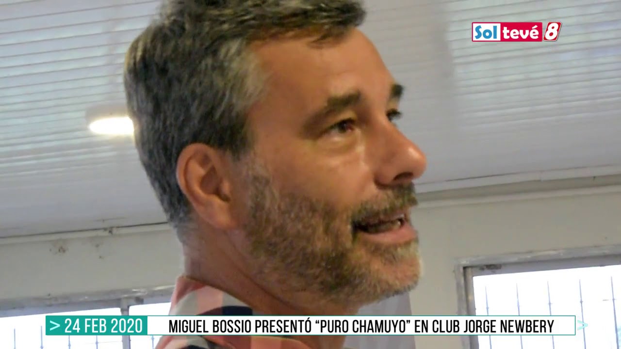 Miguel Bossio presentó su libro "Puro Chamuyo" en el quincho del Club ...
