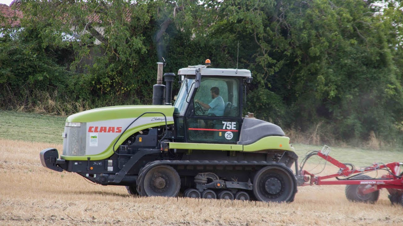 Claas Challenger 75E à déchaumer! [ Jocker & Terrano] - YouTube