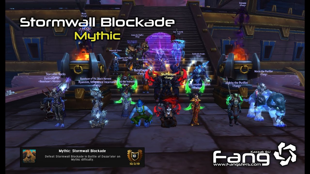 Fang vs Stormwall Blockade Mythic - YouTube