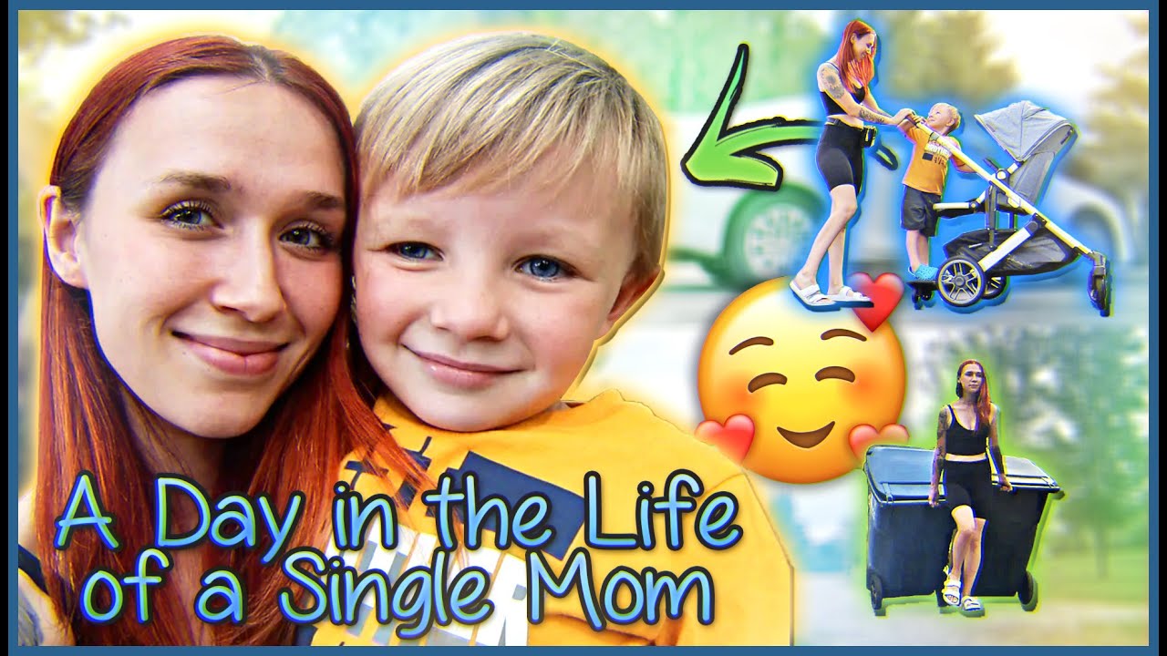 A Day in the Life of a Single Mom of 2 - YouTube