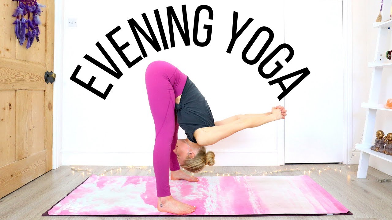 15 Minute Evening Yoga Flow | Release The Day & Find Peace 🙏 - YouTube