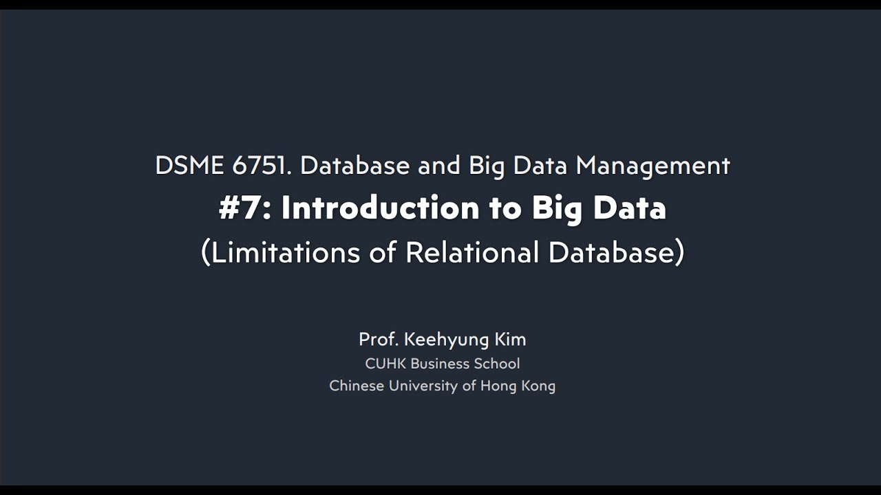 Big Data: Introduction to Big Data - YouTube