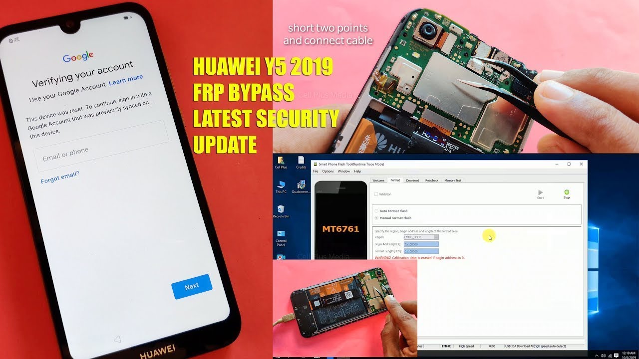 huawei Y5 2019 AMN_LX9 Frp Bypass Latest Security Update 100% tested ...
