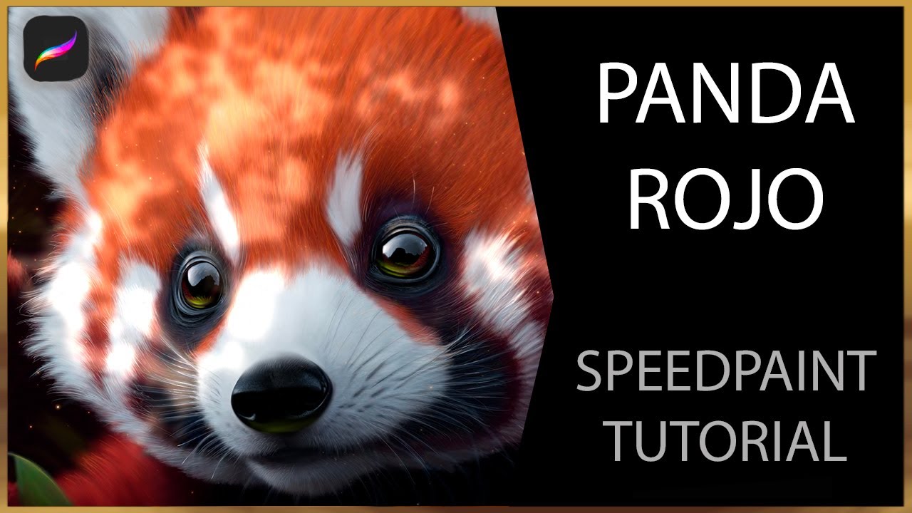 panda rojo speed paint tutorial - YouTube