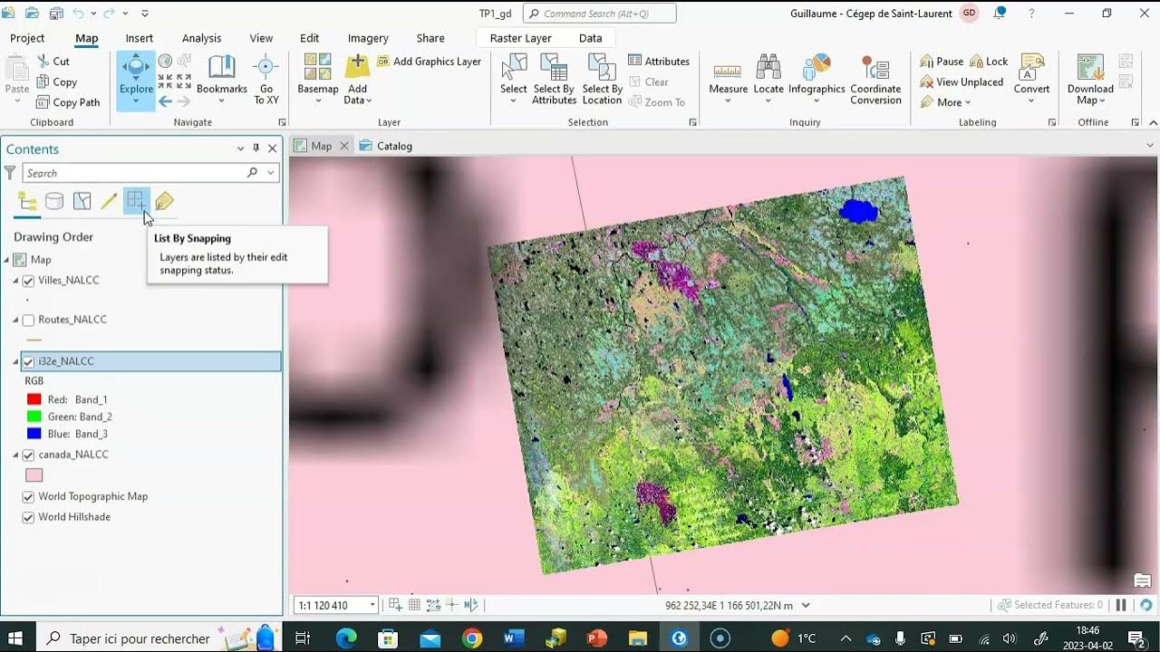 15- Outils affichage: "Zoom to layer", "Full extent" et "Previous extent" - YouTube