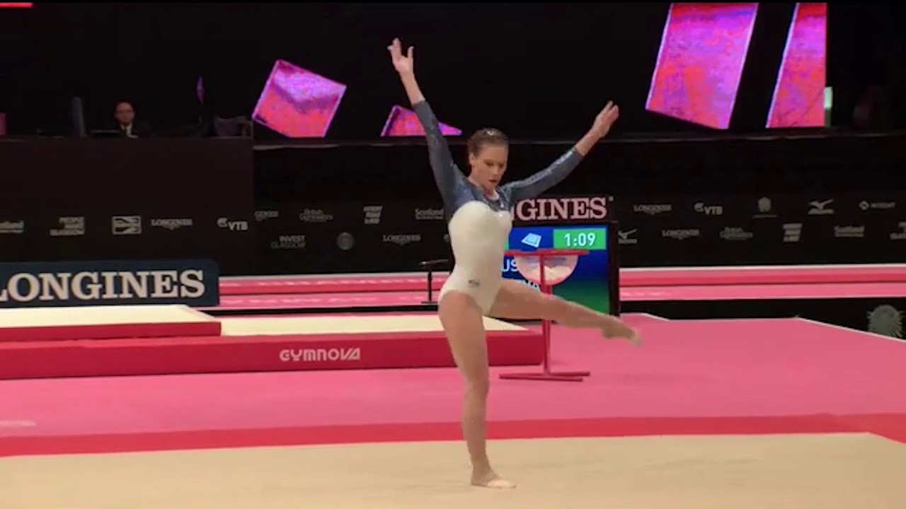 2015 Glasgow World Gymnastics Championships Event FInals Floor Exercise ...