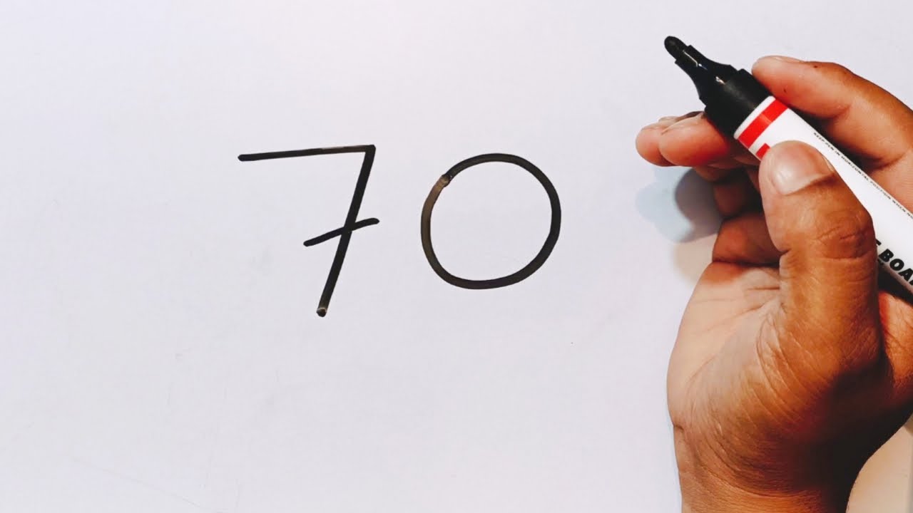 How To Draw A Cycle From Number 70 | Cycle Drawing Very Easy Step By ...