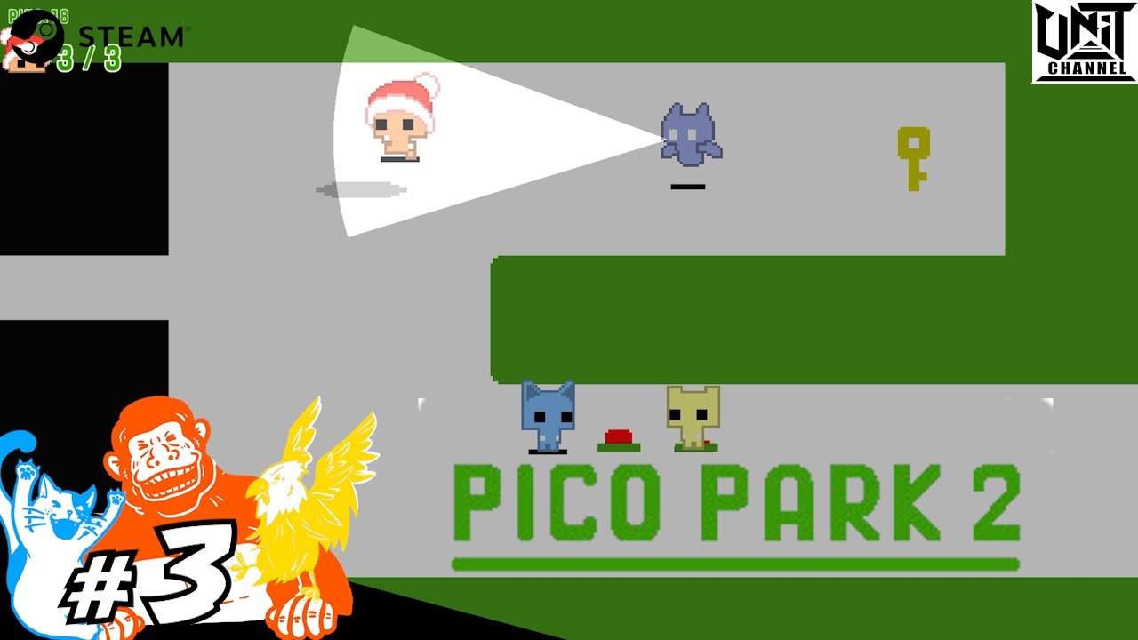 【STOP and GO!! HIDE and SEEK!!】PICO PARK2 #3 ごり,にゃん,たか - YouTube