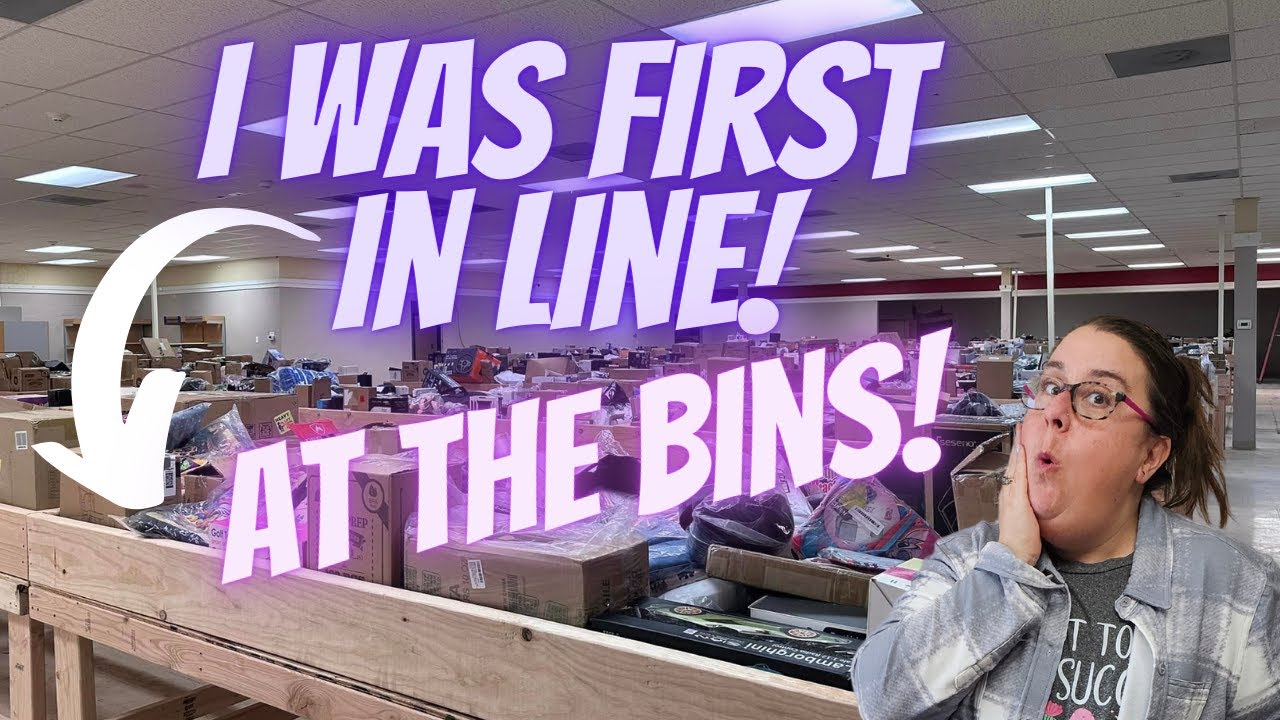 First in Line on $15 Day at the Liquidation Bin Store! Amazing Finds ...