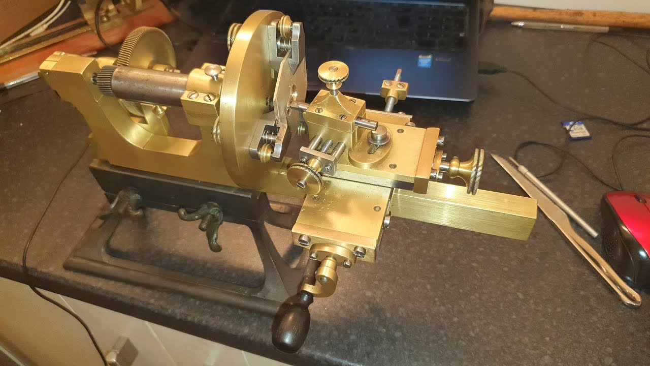 Swiss-English Universal lathe - Tour d'horloger burin fixe - YouTube