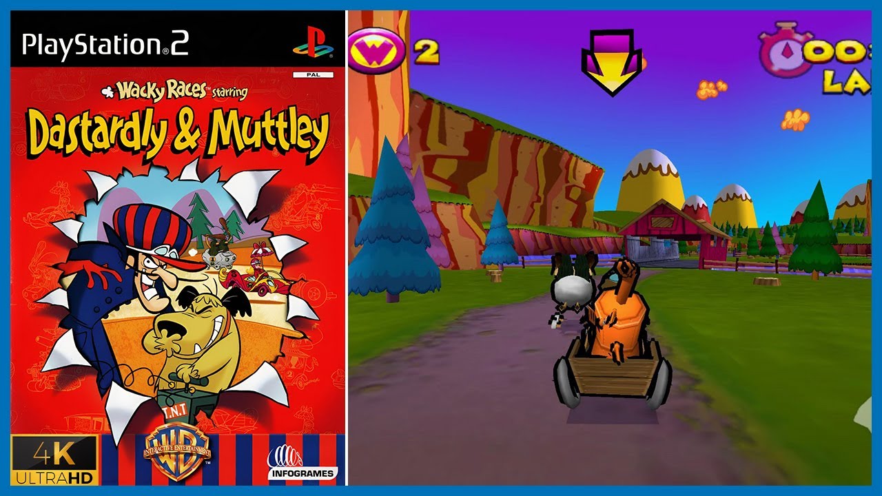 PS2 First Look [170] | Wacky Races: Starring Dastardly and Muttley (EU ...