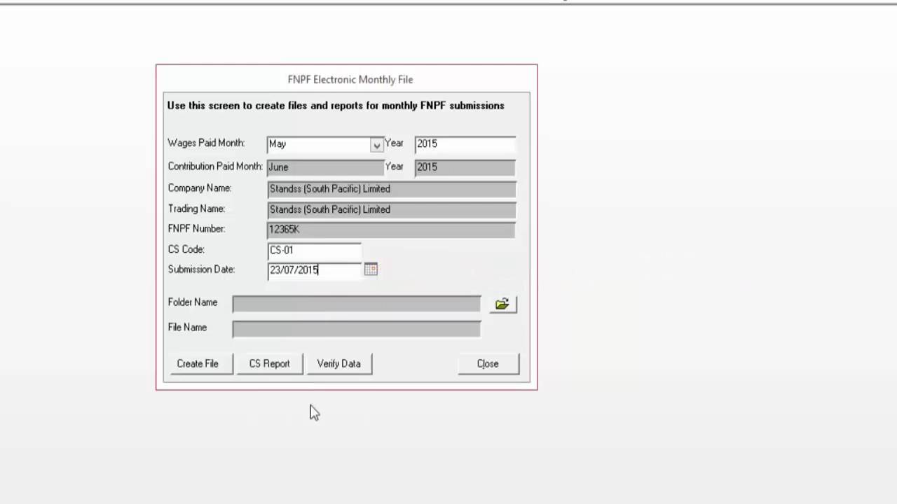 FNPF CS Form Online Portal - YouTube