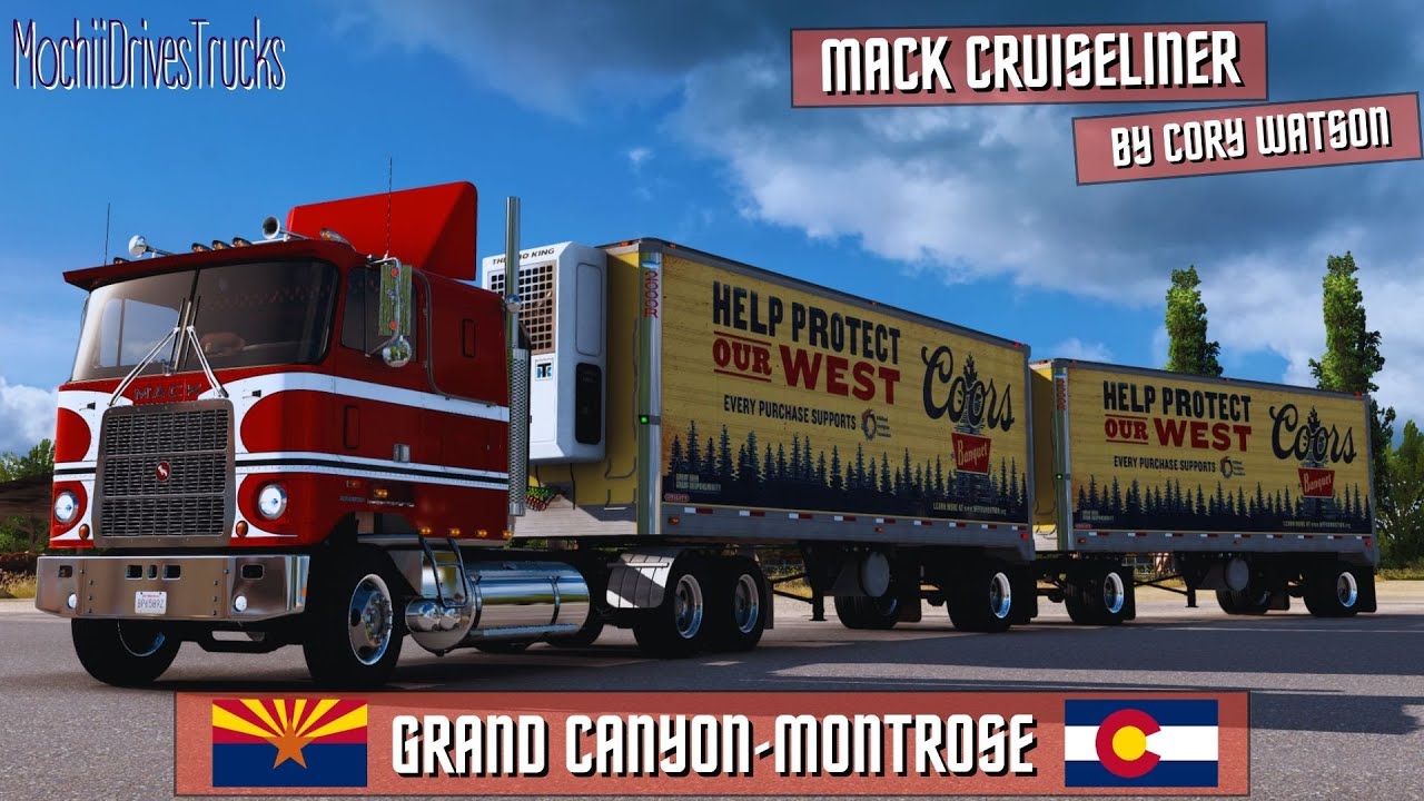 ATS 1.46|PNG+JBX|Grand Canyon-Montrose|Mack Cruiseliner by Cory Watson ...