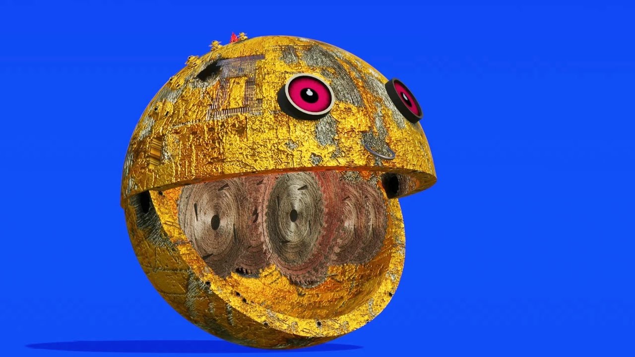 pacman green screen effect - YouTube