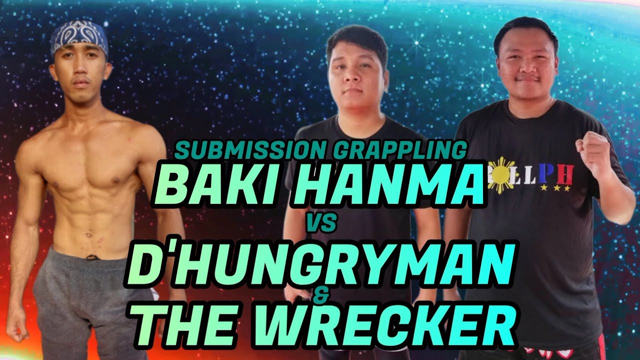 Submission Grappling: Baki Hanma vs D'Hungryman & The Wrecker - YouTube