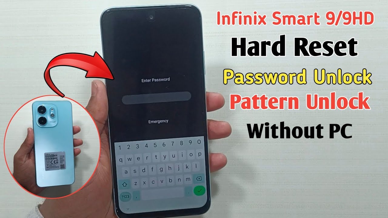 Infinix Smart 9 HD Hard Reset | Infinix X6532C Hard Reset | Screen Lock ...