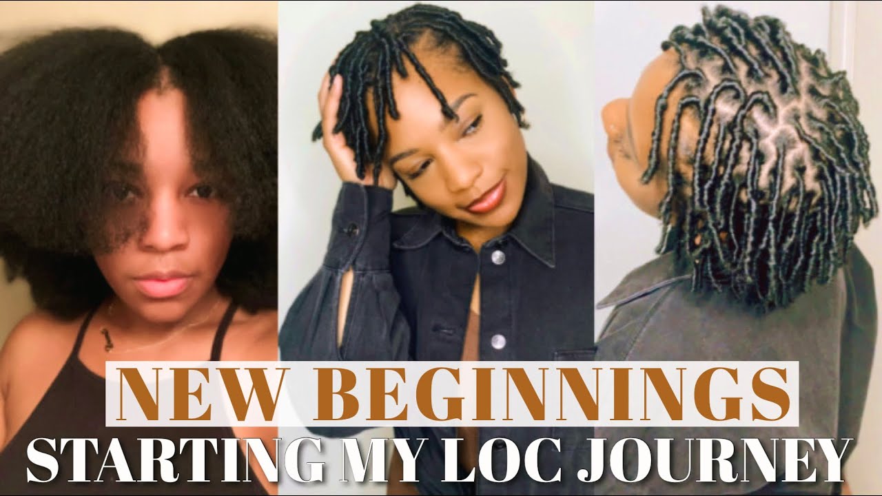 I STARTED MY LOC JOURNEY| STARTER LOCS DAY 1| COMB COILS LOCS - YouTube