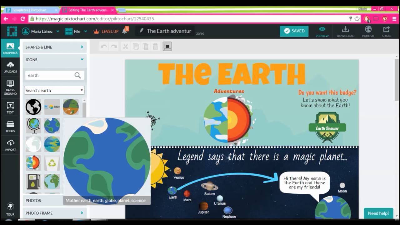 Tutorial: Do you want to know how to use Piktochart? - YouTube
