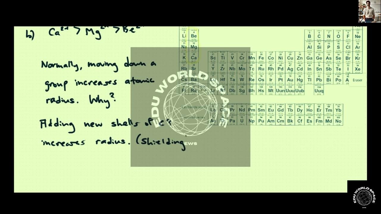 [Chemistry] Explain the following variations in atomic or ionic radii: (a) (b) (c) - YouTube