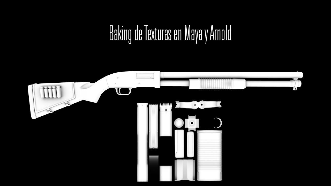 Baking de Texturas en Maya y Arnold/ Texture Baking in Maya Tutorial ...