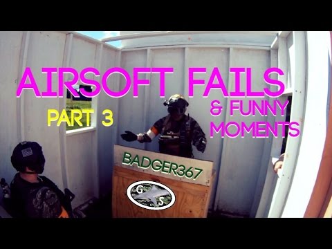 AIRSOFT FAILS AND FUNNY MOMENTS MONTAGE 3!!! (Airsoft Bloopers) - YouTube