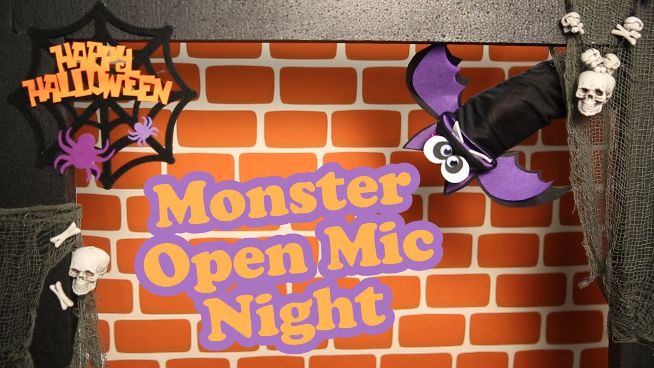 Monster Open Mic Night: Halloween Sock Puppet Show - YouTube