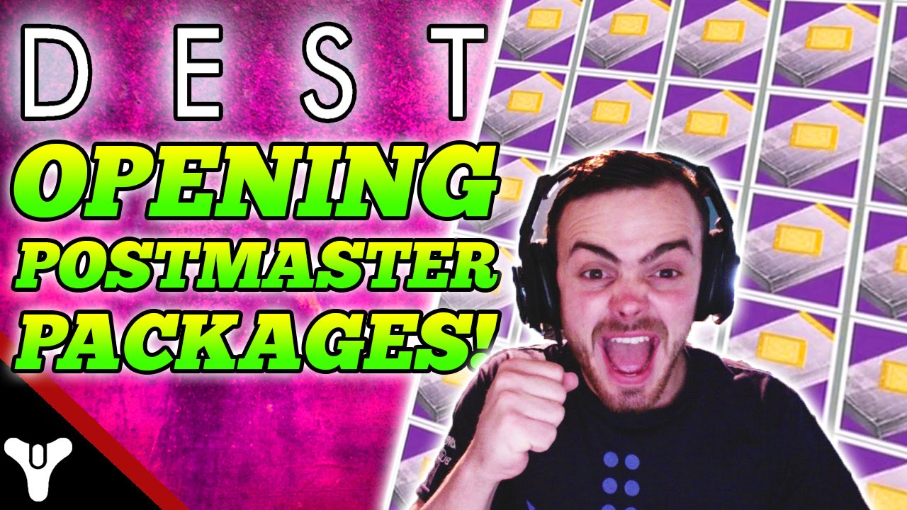 Destiny: "OPENING DLC LEGENDARY PACKAGES!" Destiny Postmaster Packages ...