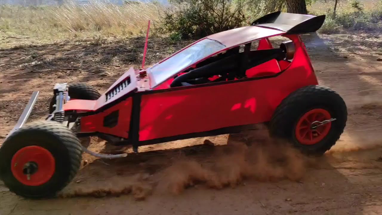 Off-Road Drifting - Handmade 1/5 49cc RC Buggy 2stroke [Chainsaw ...