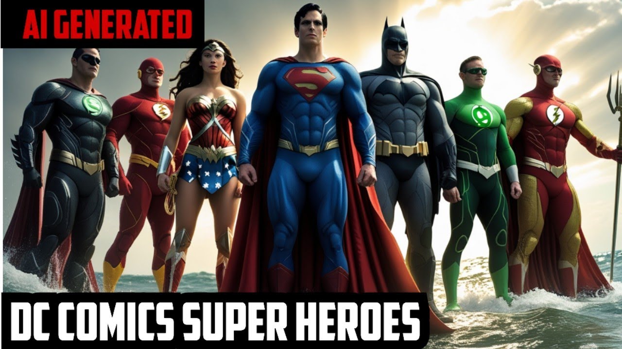 DC Comics Super Heroes |AI Generated| Batman|Superman| Joker |#ai #dc #dccomics #dcuniverse # ...