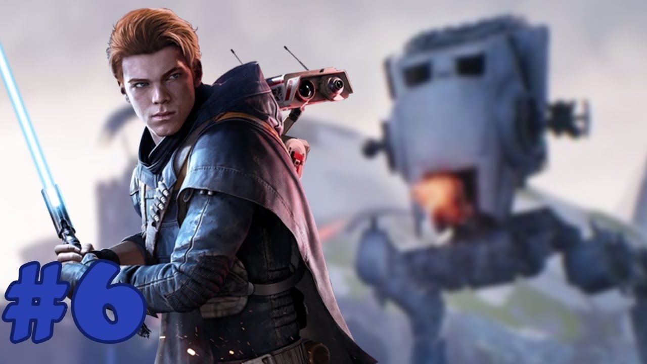 AT-ST fight (Star Wars Jedi: Fallen Order Pt. 6) - YouTube