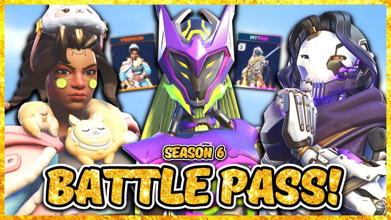 ALL SEASON 6 BATTLE PASS SKINS AND ITEMS IN OVERWATCH 2 - YouTube