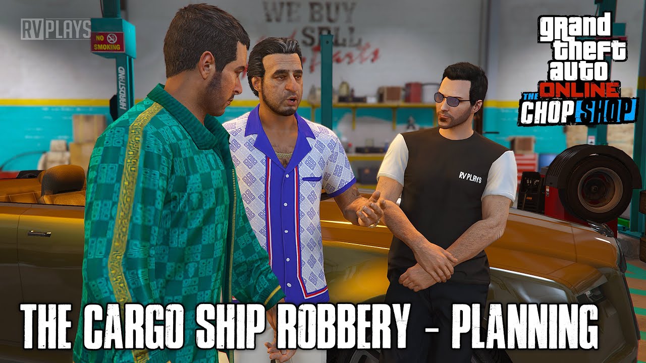GTA Online : The Cargo Ship Robbery - Planning (PS5 Gameplay) - YouTube
