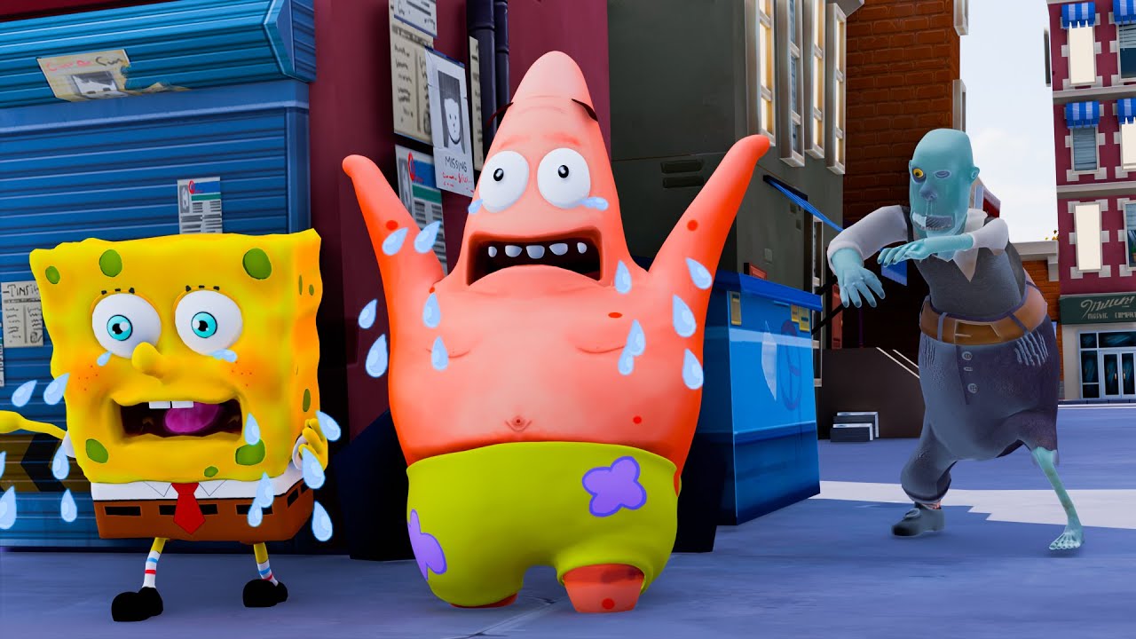 Zombie Invasion! Zombies Attack SpongeBob and Patrick – Can They ...