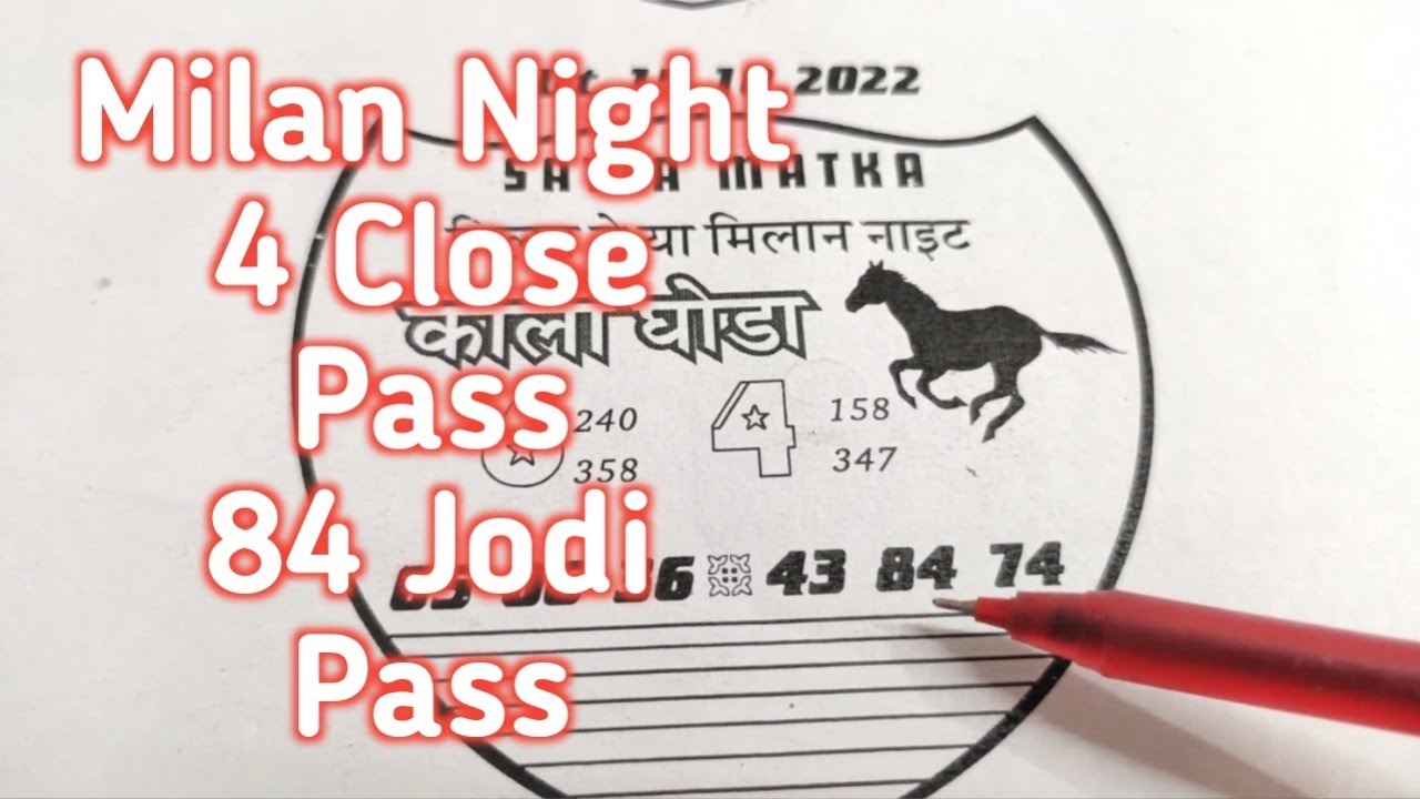 #FREE | * Milan Day & Milan Night * 15-10-2022 | Satta Matka | #MATKA ...